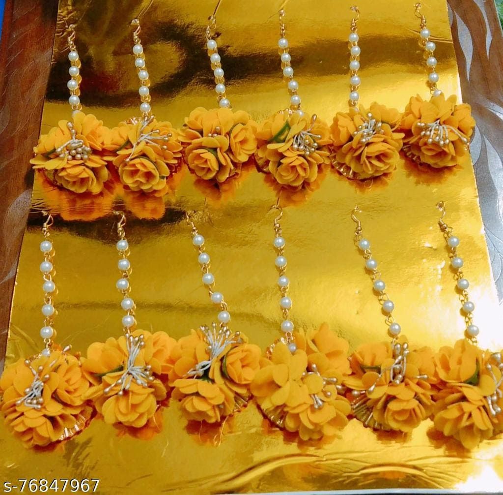 Buy Haldi Gota Jewellery Tika (Pack Of 12) at ₹199 ONLY | stylestreet